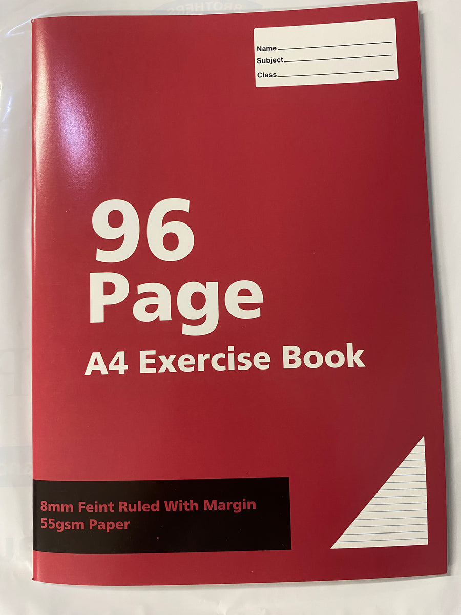 A4 Exercise Book 96 page – SAC Saints Shop