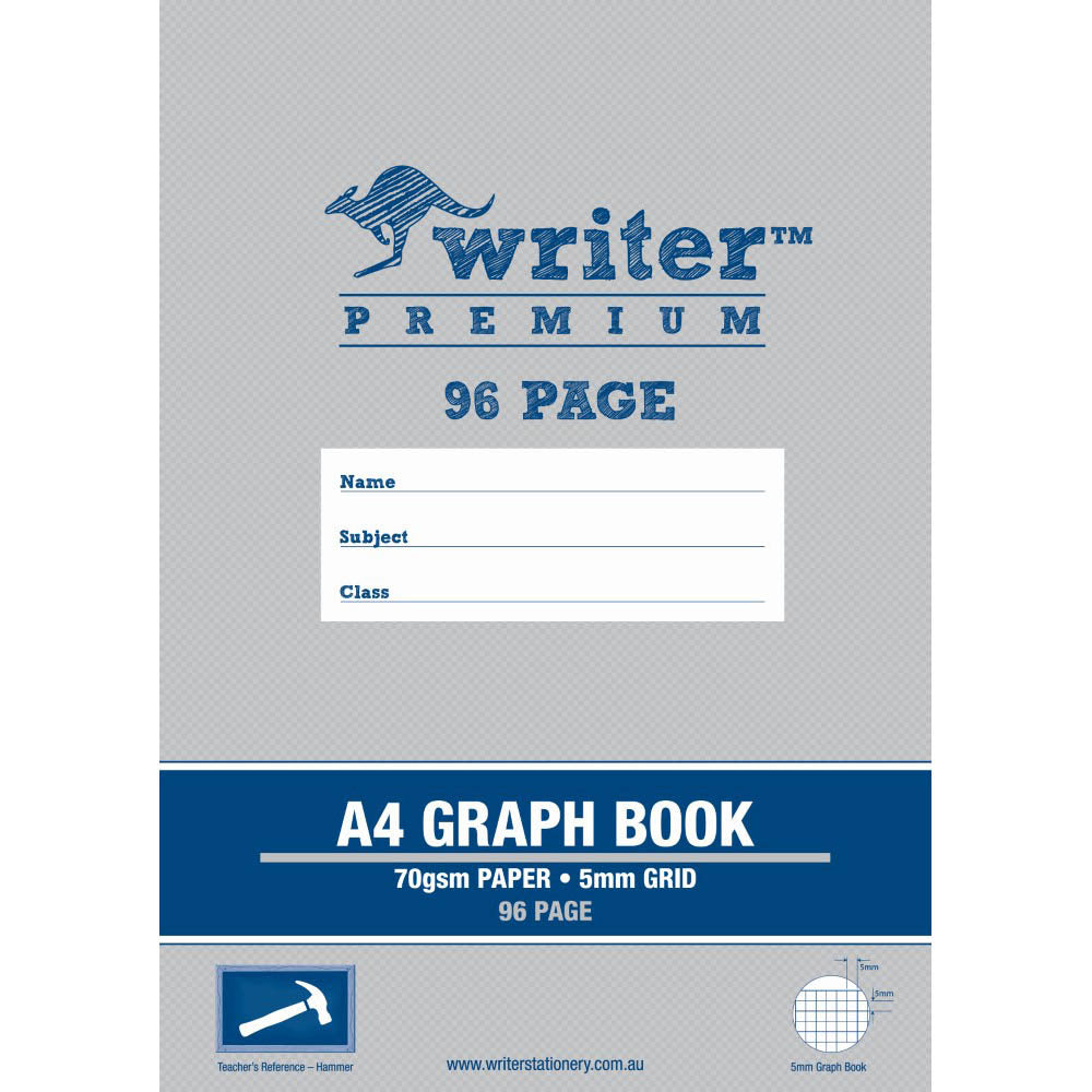 A4 Graph Book - 5mm – SAC Saints Shop